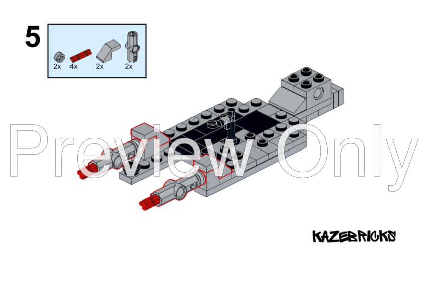 LEGO MOC MK4 Supra Pro Mod Drag Car by KazeBricks | Rebrickable - Build ...