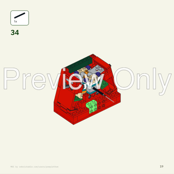 LEGO MOC-210432 MF -Mini Figure- DOOM Upscaled by pompiethom ...