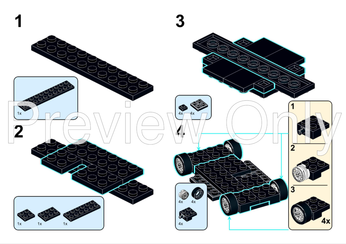 LEGO MOC Wario Car by ThrawnsRevenge | Rebrickable - Build with LEGO