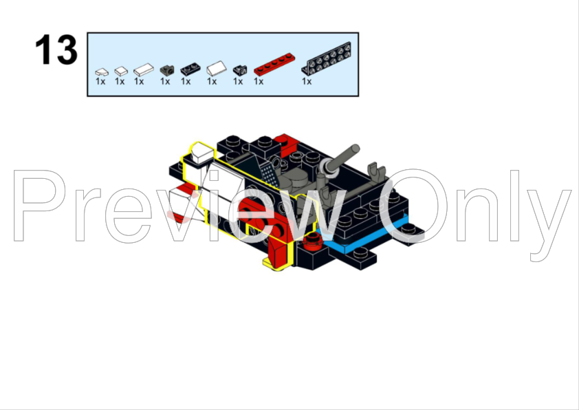 LEGO MOC 2025 Shell V-Power Racing Team Ford Mustang Supercar by Brick ...