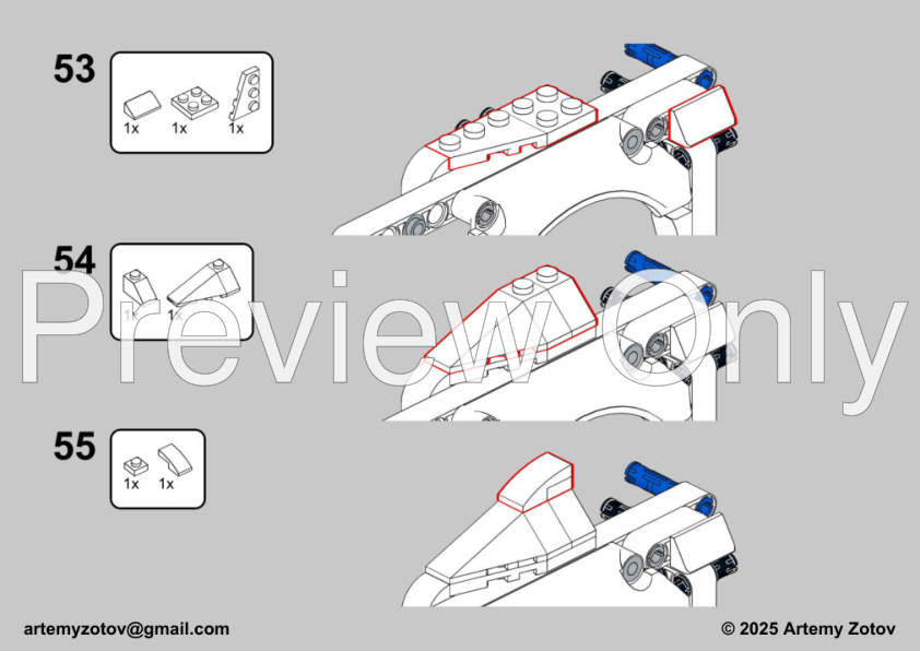 LEGO MOC Toyota Supra MK4 (1:12) White [Manual] by Artemy Zotov ...
