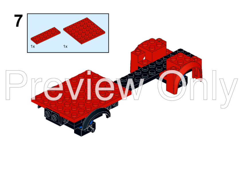 LEGO MOC Class 1 Tanker Fire Truck by reggieranger | Rebrickable - Build with LEGO