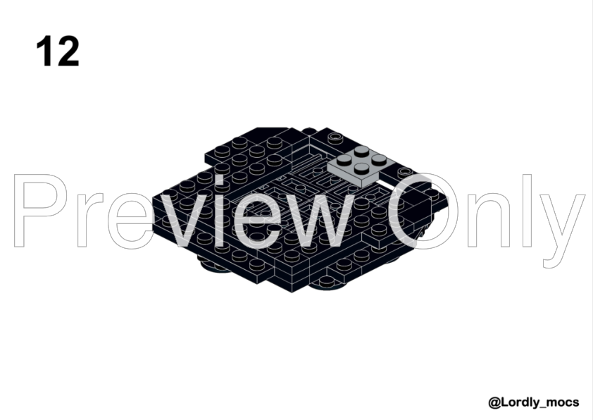 Lego Moc Lockheed Martin F 117 Nighthawk By Lordlymocs Rebrickable
