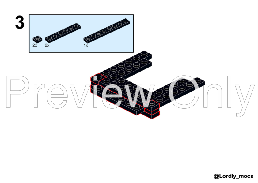 LEGO MOC-210875 Lockheed Martin F-117 Nighthawk by Bricksmith Studio ...
