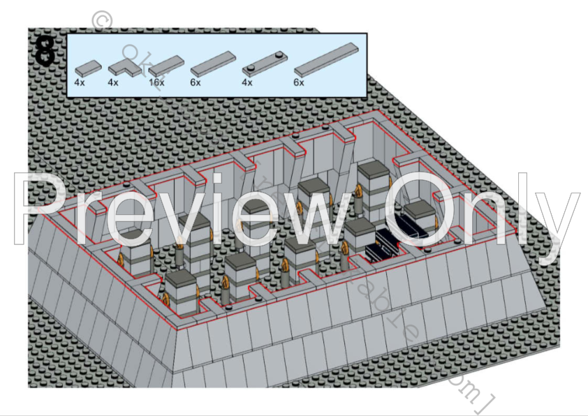 LEGO MOC Japanese Samurai Fortress / Castle with 2 large towers ...