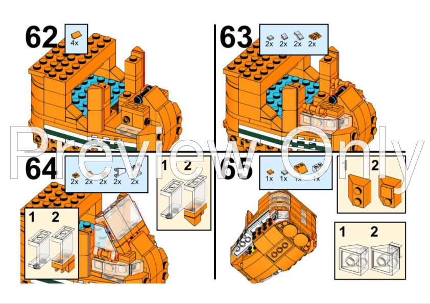 LEGO MOC Sikorsky S-64 Skycrane by BespokeLegoDesigns | Rebrickable - Build with LEGO