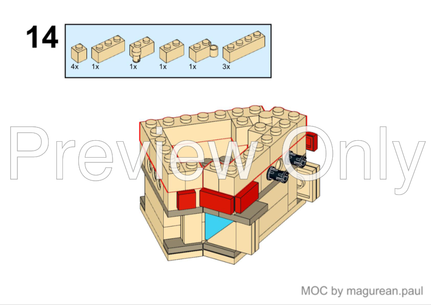 LEGO MOC-211010 Age of Empires - Stone Wall (Middle Eastern) by ...