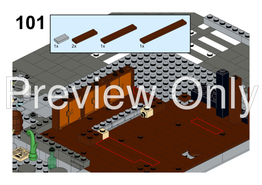 LEGO MOC The Bar (Leaky Cauldron) by LeonardWKenyon | Rebrickable ...