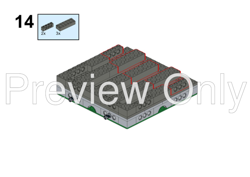 LEGO MOC Modular Logistics Center - Driveway Section by ONE-2-BRICK ...