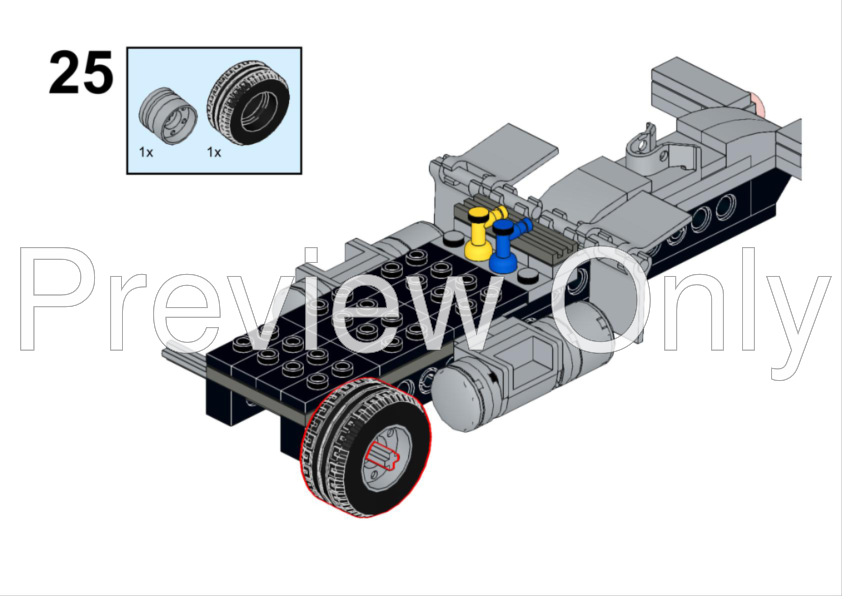 LEGO MOC Mack R Series by Oshawhat45 | Rebrickable - Build with LEGO