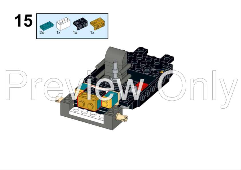 LEGO MOC 2025 Erebus Motorsport Chiko Racing Chevrolet Camaro Supercar ...