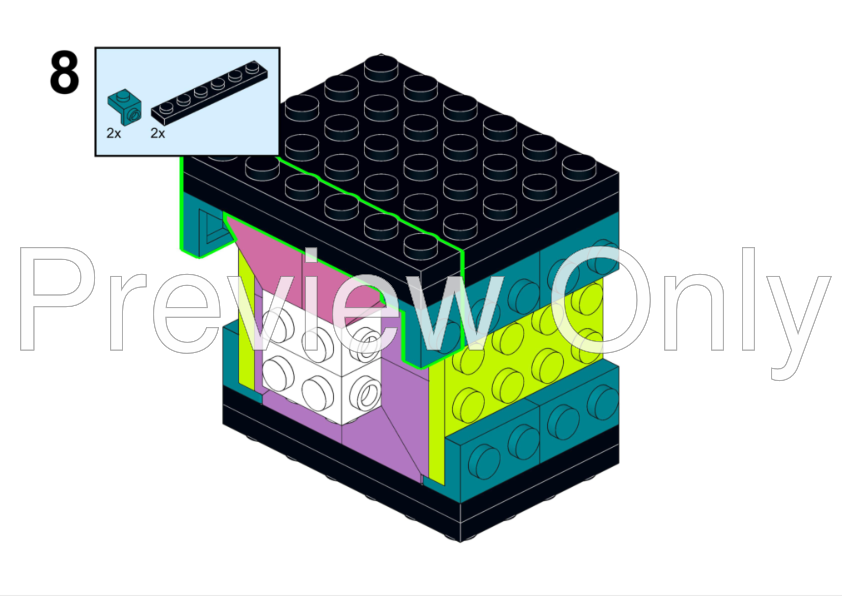 LEGO MOC Bullet Bill by KraftyKoopa | Rebrickable - Build with LEGO