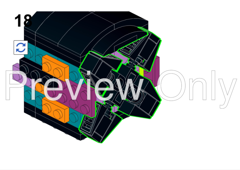 LEGO MOC Bullet Bill by KraftyKoopa | Rebrickable - Build with LEGO