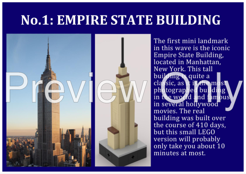 LEGO MOC Mini Landmarks: Wave 1 by RandomBrick23 | Rebrickable - Build ...