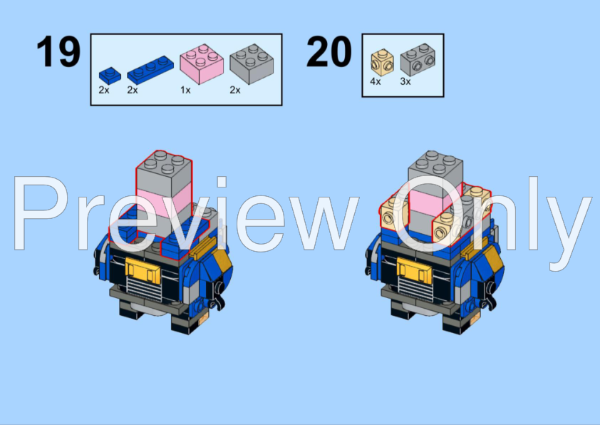 LEGO MOC Marvel Rivals- Star-Lord Brickheadz by Penguins and plastic ...