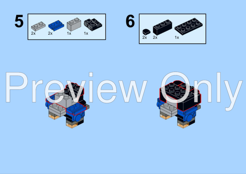 LEGO MOC Marvel Rivals- Star-Lord Brickheadz by Penguins and plastic ...