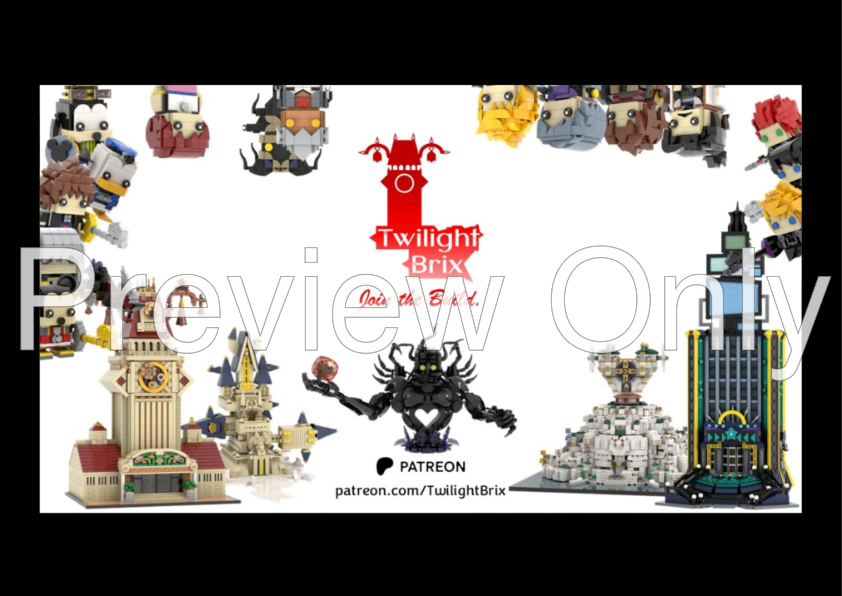 LEGO MOC Aerith & Zack - Final Fantasy VII Brickheadz by Twilight Brix ...