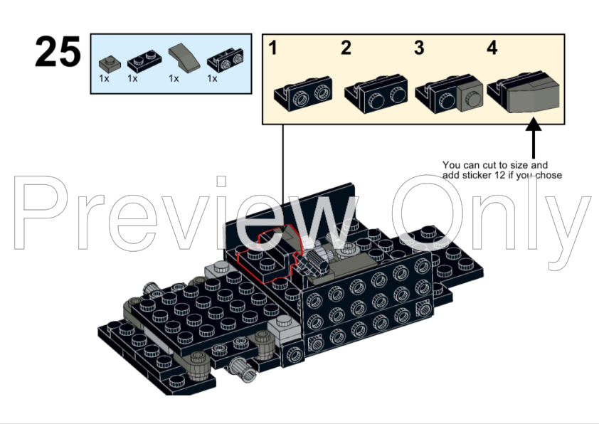 LEGO MOC 2022 Batmobile by brickbarfalot | Rebrickable - Build with LEGO