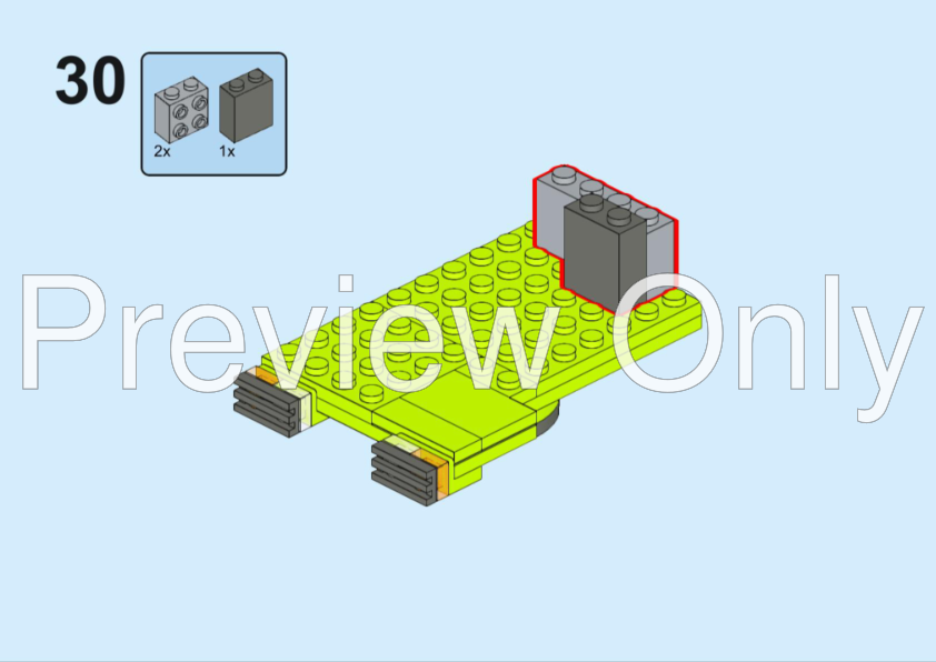 LEGO MOC Log Handler and Trailer by Wacky | Rebrickable - Build with LEGO