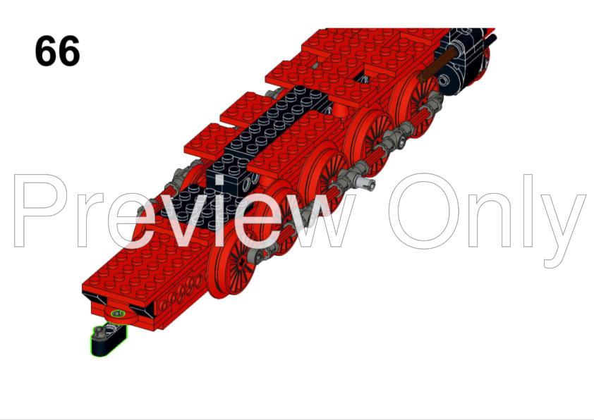 LEGO MOC Baureihe 44 Steam Engine by C0NN3RY | Rebrickable - Build with ...