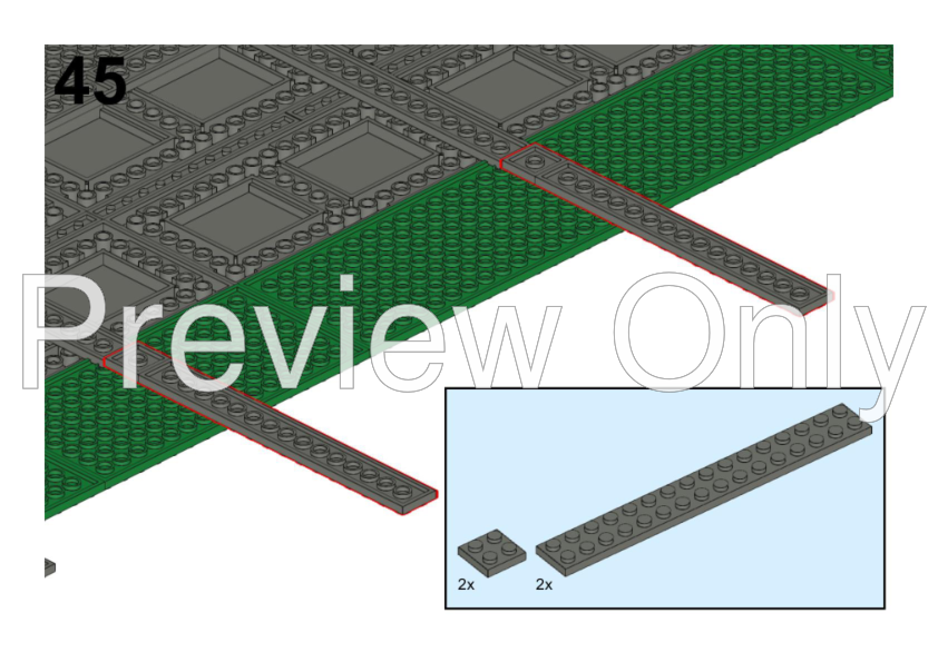 LEGO MOC-212355 Highway Section by leeggoo_Creator | Rebrickable ...