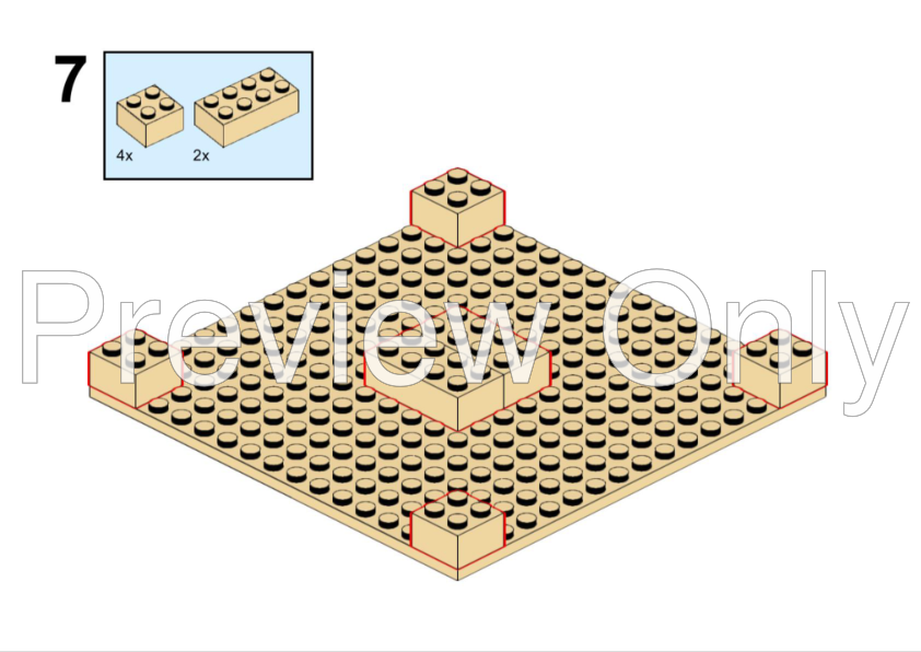 LEGO MOC Pirates Diorama - Display for sets 21322 + 10320 + 910038 ...