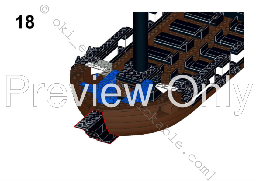 LEGO MOC Blue Parrot - The Pirate Hunter - Caribbean Clipper MOD by oki ...