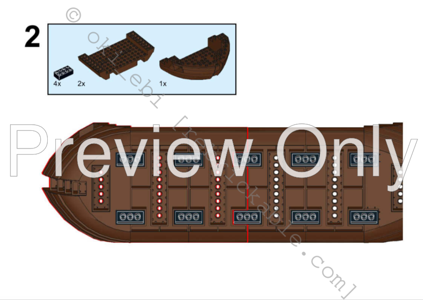 LEGO MOC Blue Parrot - The Pirate Hunter - Caribbean Clipper MOD by oki ...