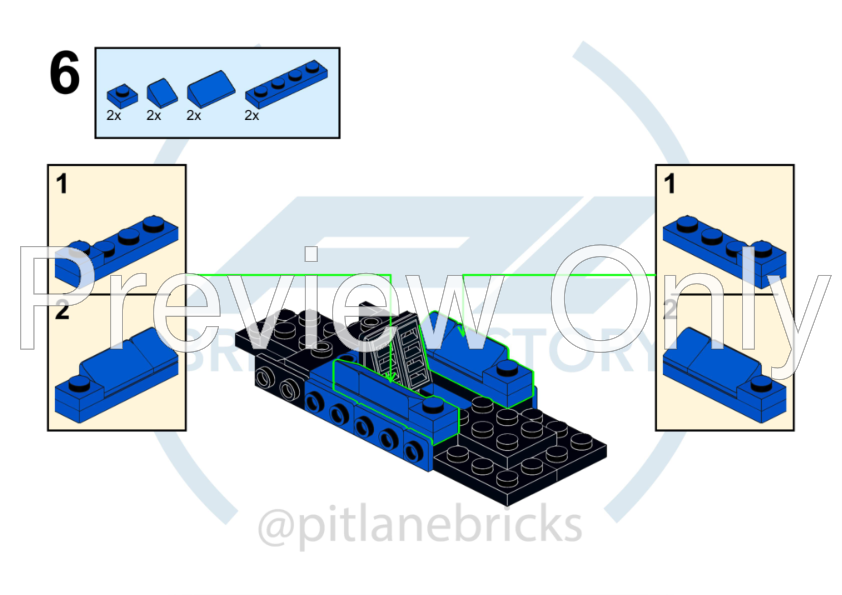 LEGO MOC-212586 F1 Tyrrell P34 by Pit Lane Bricks Factory | Rebrickable ...
