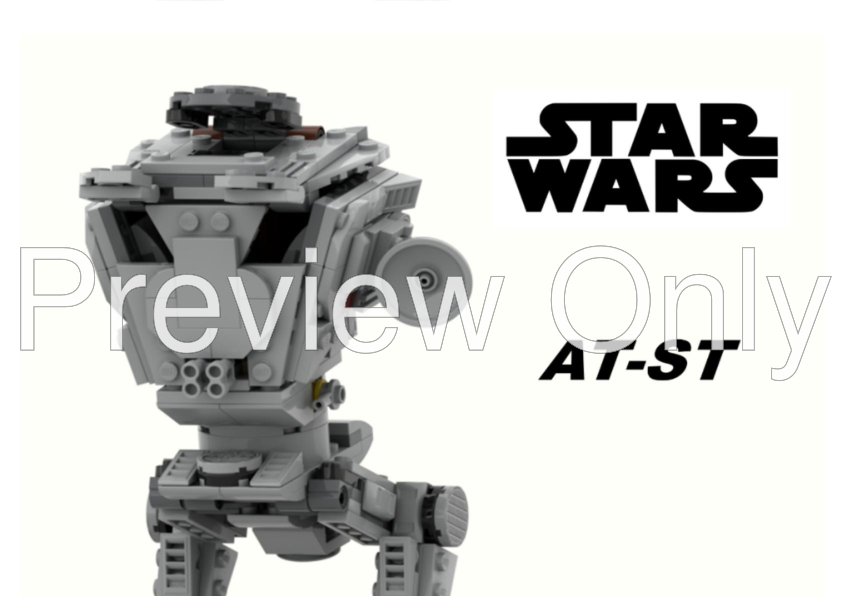 LEGO MOC AT-ST alternate set 75375 by Lubiverse | Rebrickable - Build ...