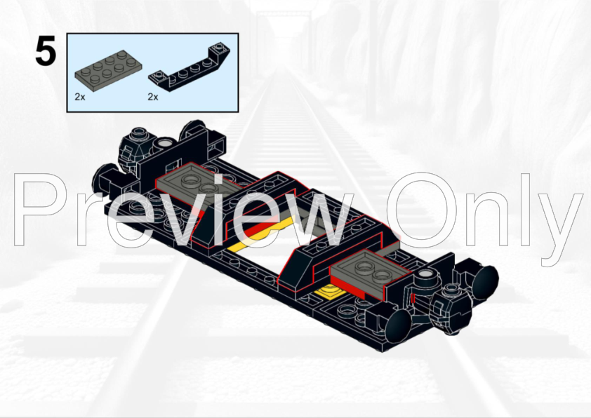 LEGO MOC-212622 Hopper wagon (4536 remake) by Brickvillerv2 ...