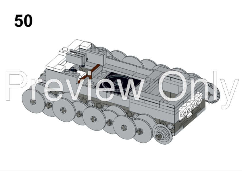 LEGO MOC-212837 Tiger 1 by simonelovisa01 | Rebrickable - Build with LEGO