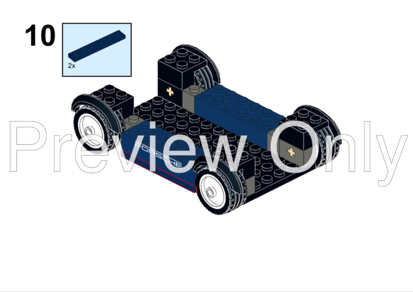 LEGO MOC Porsche 956 by mg101yt | Rebrickable - Build with LEGO