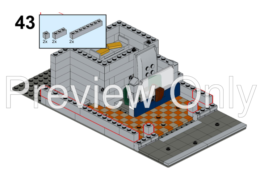 LEGO MOC City Bank Modular Building by brickmanspark | Rebrickable ...