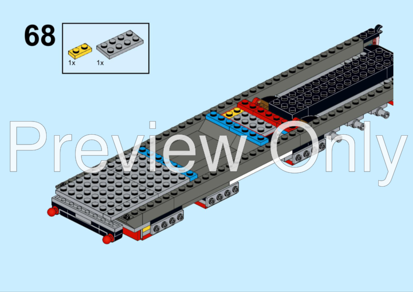 LEGO MOC-213032 MOD of 60445 F1 Truck for Speed Champions V2 by hegi015 ...