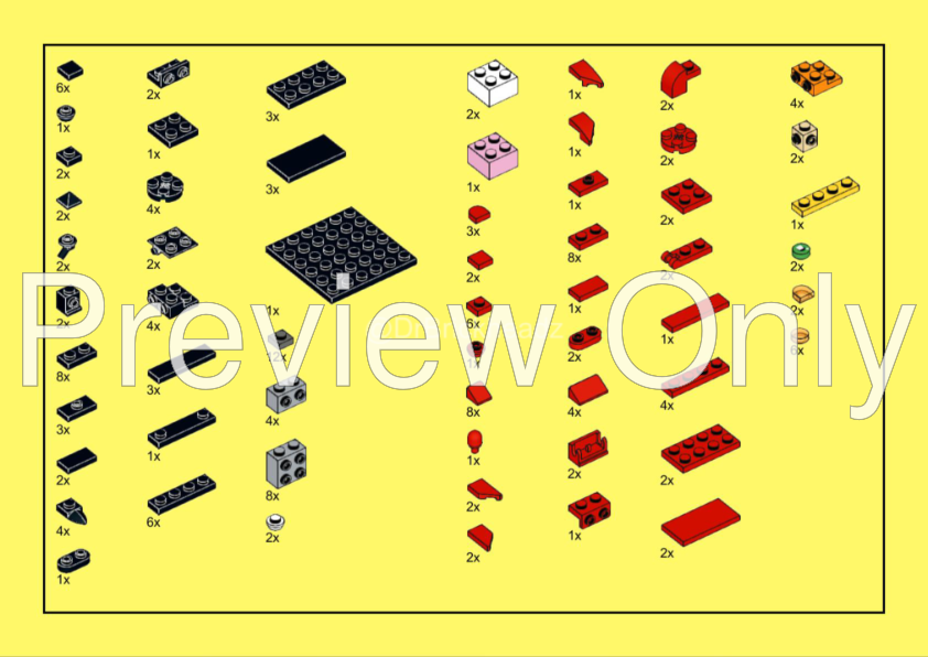 LEGO MOC Incineroar Brickheadz by DrBrickheadz | Rebrickable - Build ...