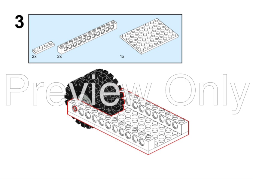 LEGO MOC Futuron Trike by GentleEarwig | Rebrickable - Build with LEGO