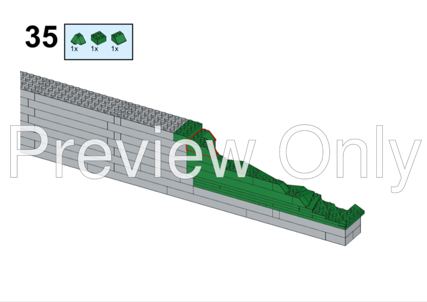 LEGO MOC BOTW Cliff Expansion by Studs_on_a_Tile | Rebrickable - Build ...
