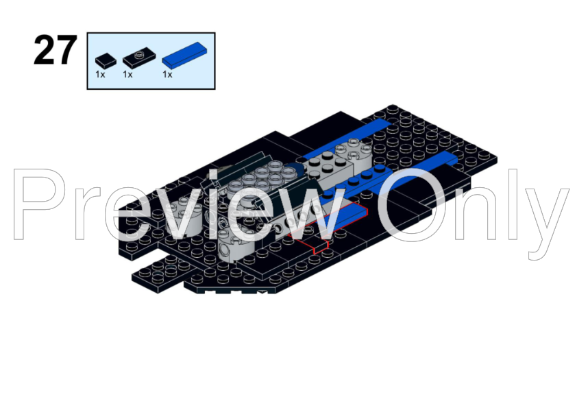 LEGO MOC Jordan 191 by bentobrick | Rebrickable - Build with LEGO