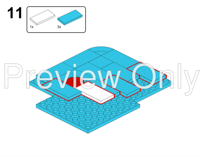 LEGO MOC Puerto Rico map by regions by jaimeolmo | Rebrickable - Build ...