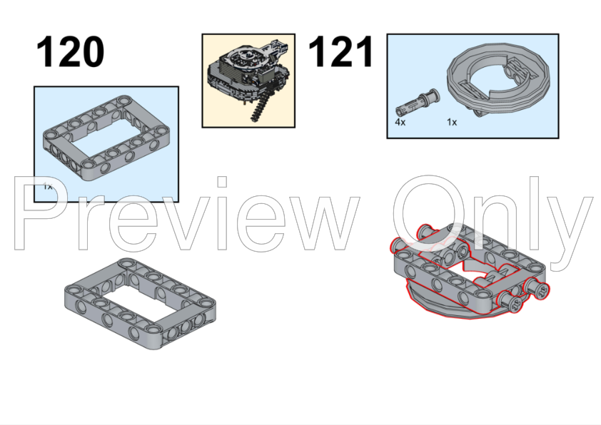 LEGO MOC Krupp Bagger 293 by OleJka | Rebrickable - Build with LEGO