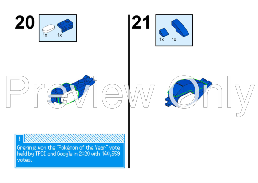 LEGO MOC Greninja by dst212 | Rebrickable - Build with LEGO