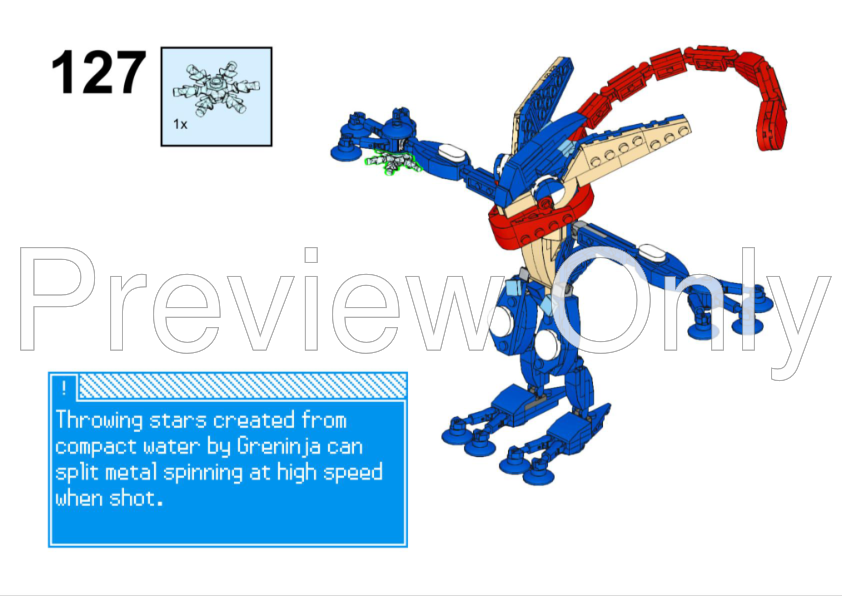 LEGO MOC Greninja by dst212 | Rebrickable - Build with LEGO