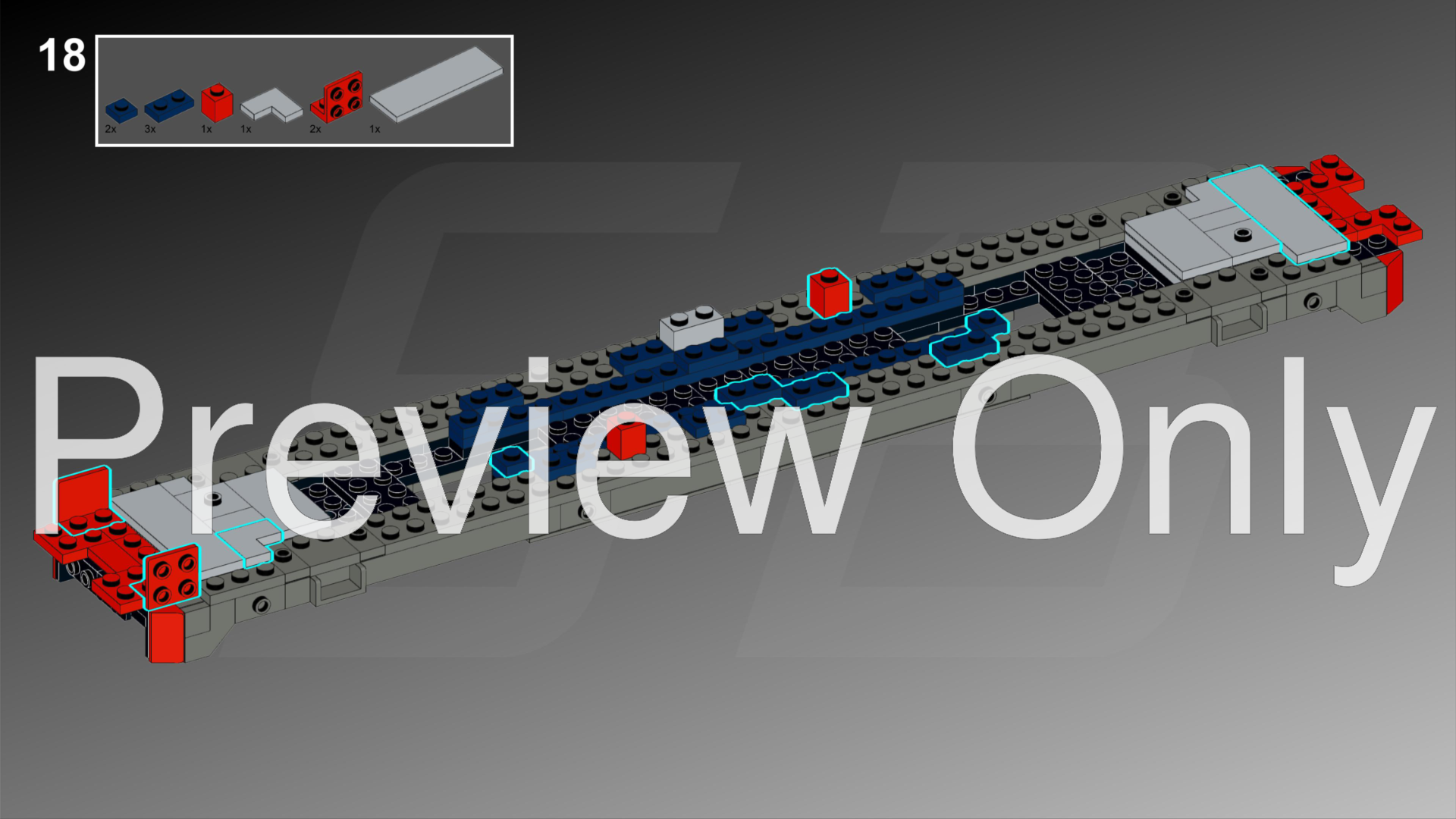 LEGO MOC DB BR-185 Railion Cargo Locomotive 8W by NeoSephiroth | Rebrickable - Build with LEGO