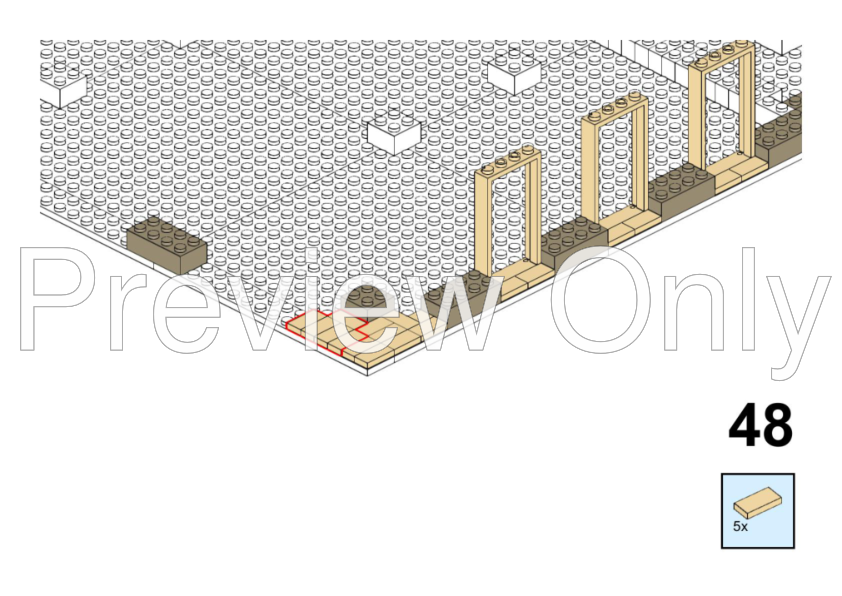 LEGO MOC-213847 Château de Versailles part 3 - LEGO Model (4215 pieces ...