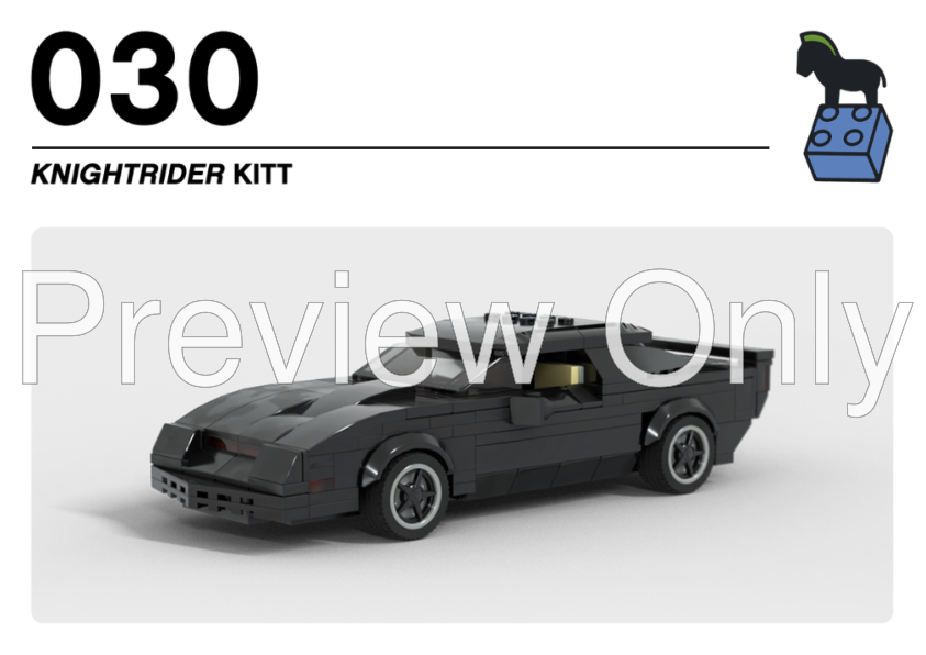 LEGO MOC Knight Rider KITT | Pontiac Firebird by OneBrickPony ...