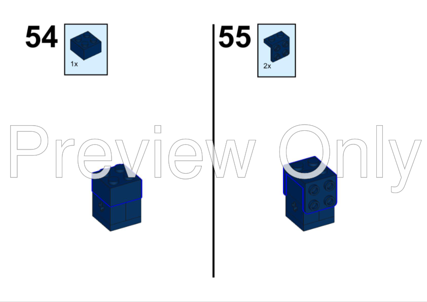 LEGO MOC Upscaled Minifigure by peter.keist | Rebrickable - Build with LEGO