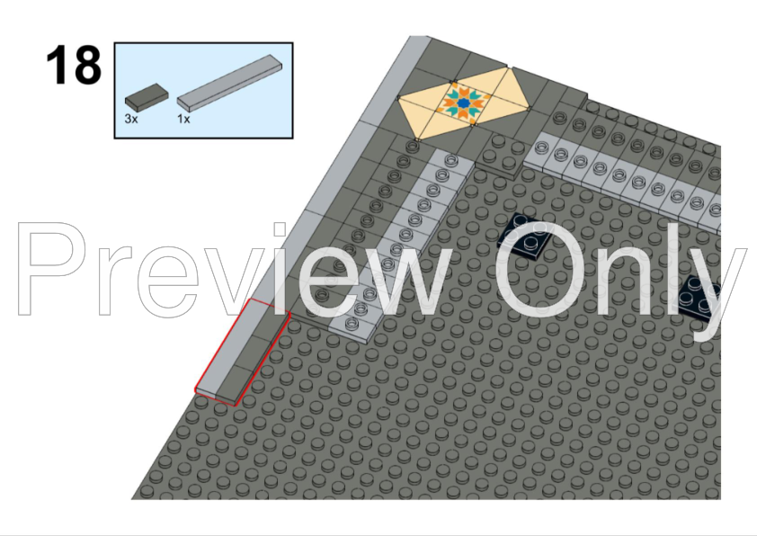 LEGO MOC Modular Display for set 10359 - Fountain Garden by gabizon ...