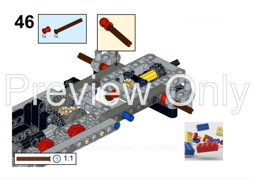 LEGO MOC container terminal tractor in 1:21| Terberg YT 193 by crazy ...
