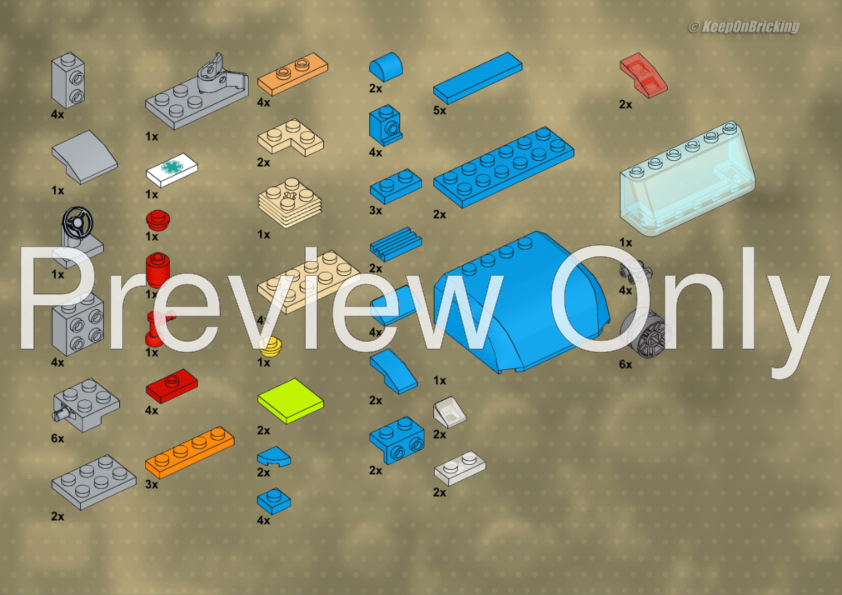 LEGO MOC 60408 American Truck by Keep On Bricking | Rebrickable - Build ...